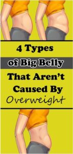 4 Types of Big Belly That Aren’t Caused By Overweight – Natural Health Care