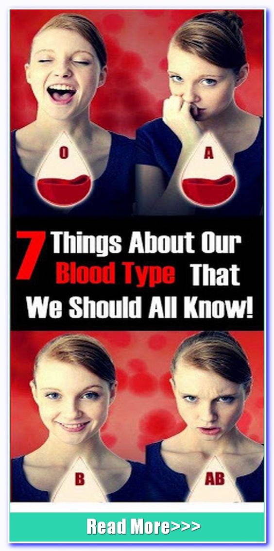 WE SHOULD ALL KNOW THESE 7 THINGS ABOUT OUR BLOOD TYPE! – Natural ...